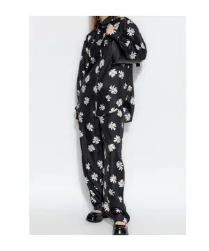 Moschino Daisy Printed Elastic Waist Pants