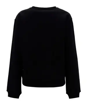 Moschino Rainbow Heart Print Cotton Sweatshirt