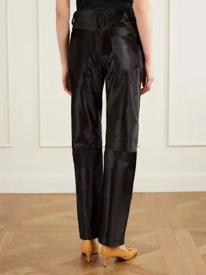 Khaite Callum Straight Leg Casual Pants - Black