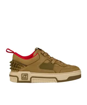 CHRISTIAN LOUBOUTIN Astroloubi Lace-up Sneakers - Bronze