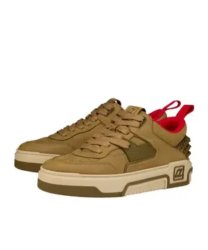CHRISTIAN LOUBOUTIN Astroloubi Lace-up Sneakers - Bronze