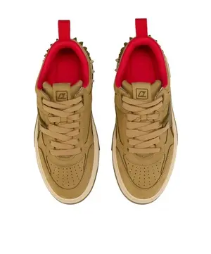CHRISTIAN LOUBOUTIN Astroloubi Lace-up Sneakers - Bronze
