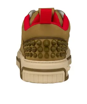 CHRISTIAN LOUBOUTIN Astroloubi Lace-up Sneakers - Bronze