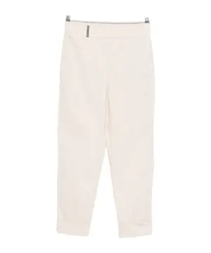 Peserico Tailored Cuffed Hem Trousers - Beige