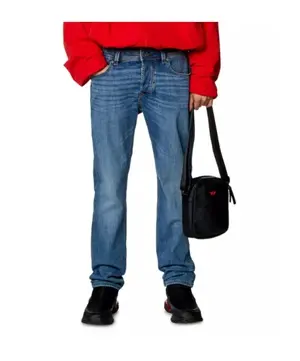 DIESEL® Larkee-beex Mid-rise Tapered Jeans - Blue