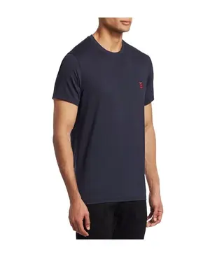 Burberry Burb Parker Ss Tee Blu