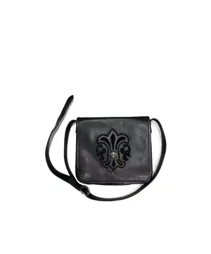 Chrome Hearts Logo Shoulder Bag - Black