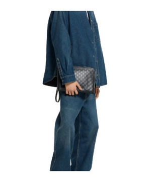 Gucci Gg Emblem Pouch
