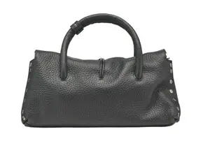 ZANELLATO Twist-lock Fastened Top Handle Bag - Black