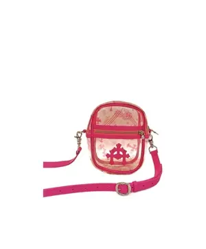Chrome Hearts Zipper Shoulder Bag - Pink
