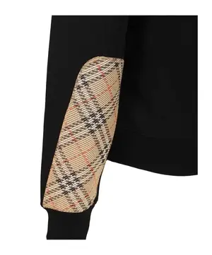 Burberry Checked Patch Hoodie