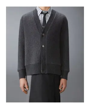 Thom Browne V-neck Wool Cardigan