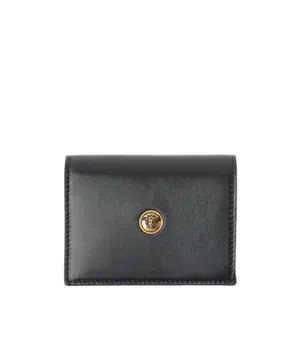 Versace Medusa Emblem Wallet - Black