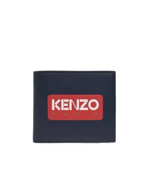 Kenzo Leather Wallet - Black