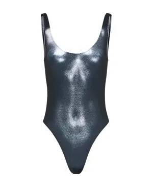 JEAN PAUL GAULTIER Scoop Neck Printed Swimsuit - Blue