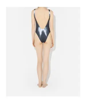JEAN PAUL GAULTIER Scoop Neck Printed Swimsuit