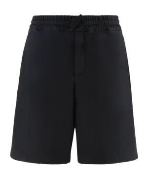 Alexander McQueen Logo Embroidered Drawstring Shorts