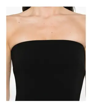 Solace London Bare Shoulder Flared Dress