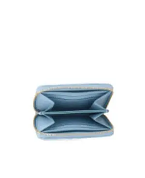Burberry Lola Quilted Zipped Wallet - Blue