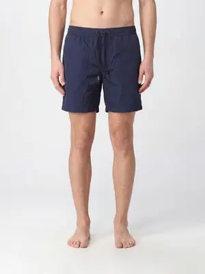 Giorgio Armani Logo Patch Drawstring Swim Shorts