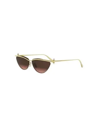 Dior Cat Eye Frame Sunglasses - Brown