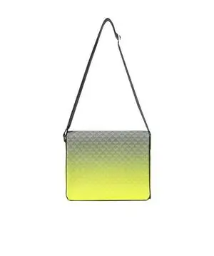 Emporio Armani Logo Gradient Shoulder Bag - Yellow