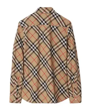 Burberry Long-sleeved Checked Shirt