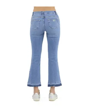 Liu Jo Bootcut Jeans With Raw Edge Hem