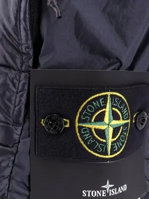 Stone Island Compass Patch High Neck Padded Gilet
