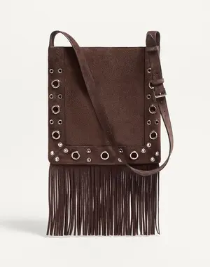 Valentino Garavani Embellished Fringe Shoulder Bag