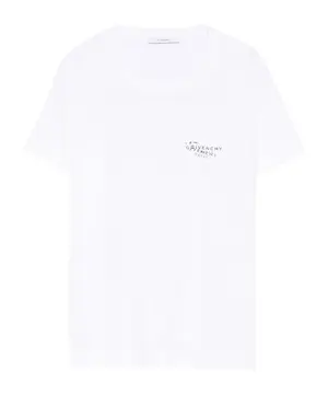 Givenchy Logo Printed Crewneck T-shirt - White