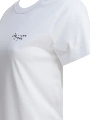 Givenchy Logo Printed Crewneck T-shirt - White