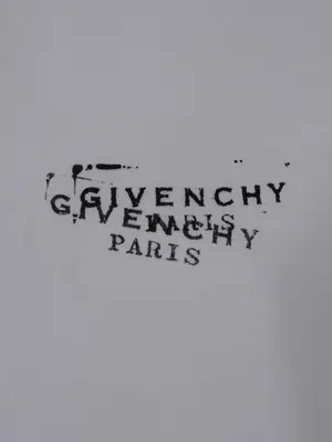 Givenchy Logo Printed Crewneck T-shirt - White