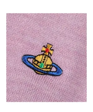 VIVIENNE WESTWOOD Orb Embroidered Cropped Cardigan