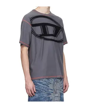 DIESEL® T-doxt Crewneck T-shirt - Grey