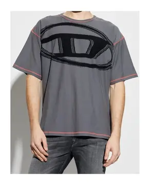 DIESEL® T-doxt Crewneck T-shirt - Grey
