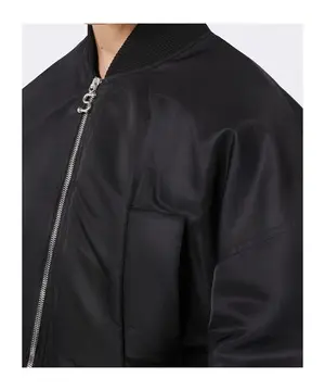 Sportmax Avenue Cropped Zip-up Bomber Jacket