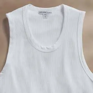 JAMES PERSE Ribbed Crew Neck Tank