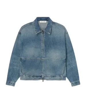 Fear Of God Denim Zip-up Jacket - Blue