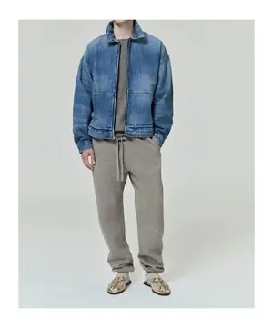 Fear Of God Denim Zip-up Jacket - Blue