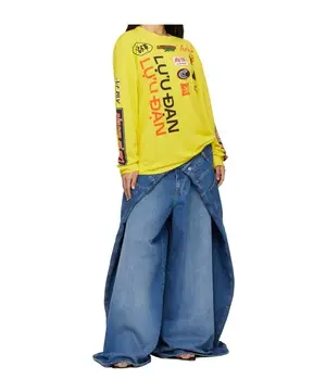 LU'U DAN Oversized Long-sleeved T-shirt