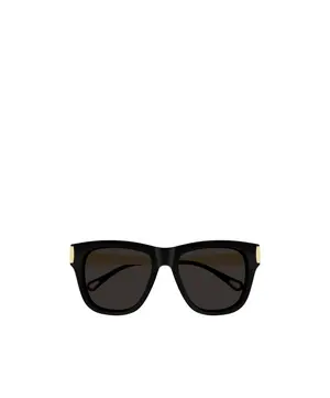 Chloé Square Frame Sunglasses - Black