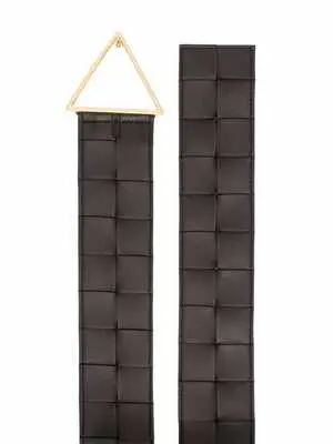 Bottega Veneta Maxi Intrecciato Leather Belt