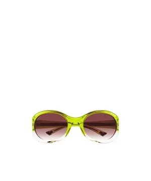 Gucci Round Frame Sunglasses - Brown