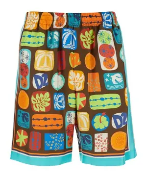 Dsquared2 Graphic Print Boxer Shorts - Brown