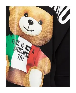 Moschino Teddy Print Sweatshirt Dress