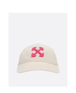 Off-White Embroidered Arrow Baseball Cap - White