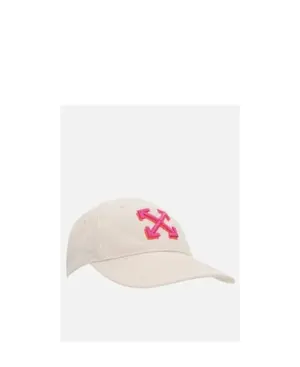 Off-White Embroidered Arrow Baseball Cap - White