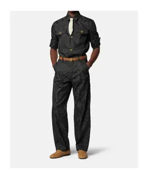 Versace Barocco Pattern Jacquard Jacket