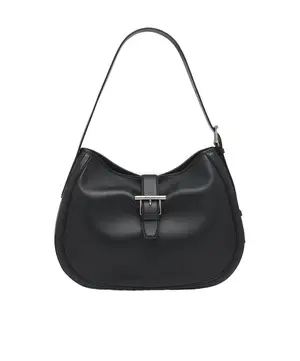 Alexander McQueen T-bar Shoulder Bag - Black